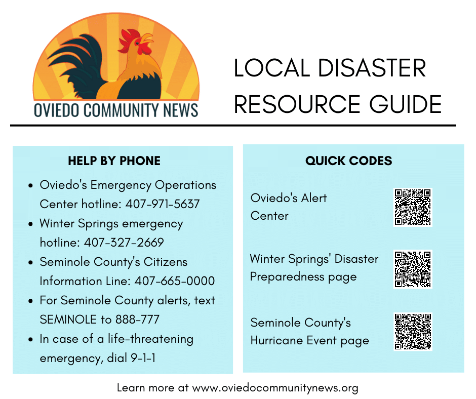 Local disaster resource guide – Oviedo Community News